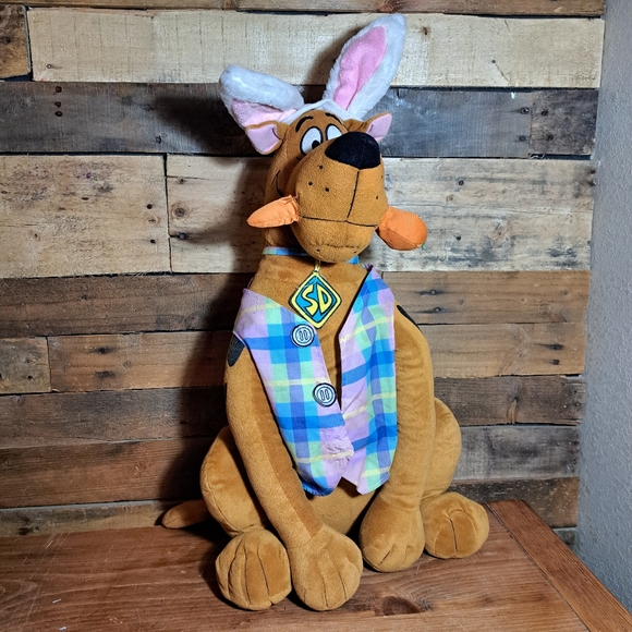 Toys | Scooby Doo Stuffed Animal Easter Bunny Plush 2 Hannabarbera ...